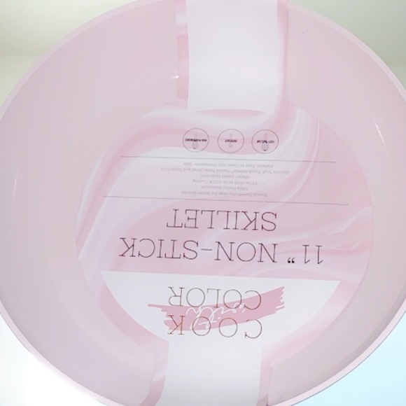 Kitchen | Pink Cook With Color 11 Frying Pan Cooking New | Poshmark